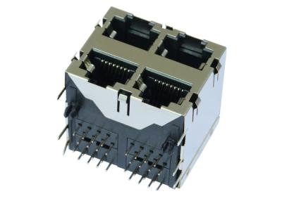 Cina Base di ARJM22A1-811-NN-CW2 5G - T 2x2 Ports il RJ45 impilato Jack senza LED in vendita