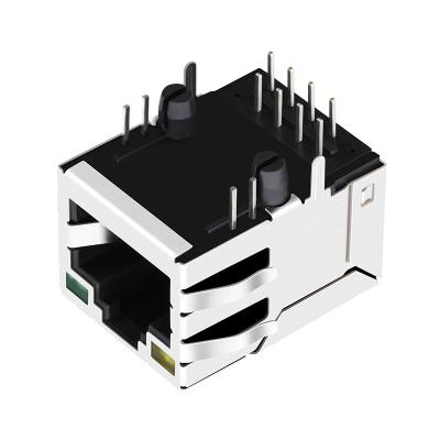 5-6605704-9 Magnetic RJ45 Jack 10 / 100Base-T Magnetic LPJ16054ADNL