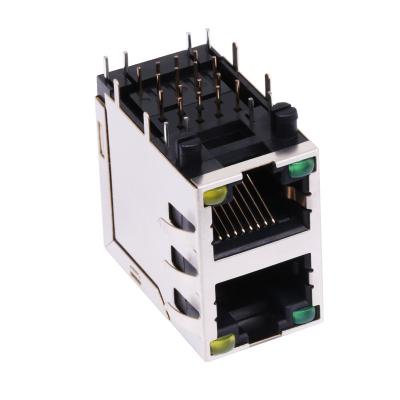中国 LPJ17410AHNL 10/100Base-Tのイーサネット2X1港はRJ45を積み重ねました 販売のため