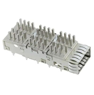 China 2170536-1 2170450-1 Position FP Laser QSFP Cage With Heat Sink Connector for sale
