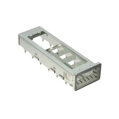 China 2303074-1 Position XFP Cage Connector Press-Fit Through Hole, Right Angle en venta