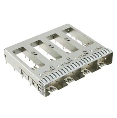 Cina Gabbia Ganged 2169260-1 di posizione SFP+ di misura di stampa del connettore 1x4 in vendita