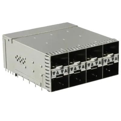 China 2180324-6  zSFP+ Receptacle with Cage, Ganged (2x4) Connector for sale