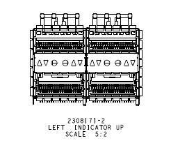 China 2308171-2 jaula 2X2 152P RA Optical Transceivers del RCP de ZQSFP+ en venta