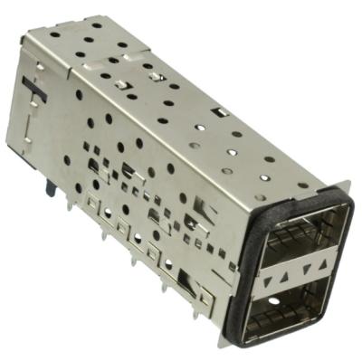 China 2085945-7 RA del RCP W/CAGE 1X2 76P del duplex QSFP+ de las conec LC en venta