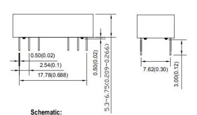 중국 1500Vrms 10/100Base-T 관통 홀 자기학 트랜스 HST-1601DHR 판매용