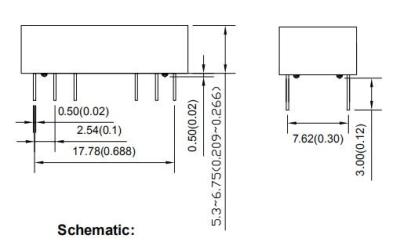 중국 HST-1601DR 350uh 분 10/100Base-T 관통 홀 트랜스 판매용