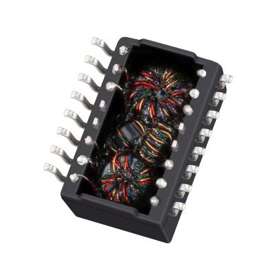 중국 하이포트 2000Vrms 오토무드스 Lan 분리된 트랜스포머 모듈 HN310G 판매용