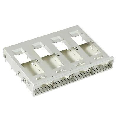 China 2227250-1 2170744-1 2170746-1 CONN QSFP28 CAGE 1X4 PRESSFIT RA for sale