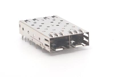 China 2170737-4 2170737-1 2170782-1 1X3 PRESSFIT RA QSFP28 CAGE for sale