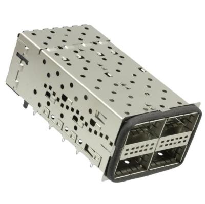 China 1X6 W/HSINK R/A CONN QSFP+ CAGE 2214574-4 2214574-2 2214574-5 for sale