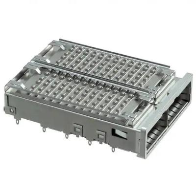 China 2227103-3 duplex R/A da GAIOLA 1X2 W/HSINK LC da conexão ZQSFP+ à venda