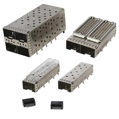 中国 4-2170814-1 R/A 4-2170814-2 CONN QSFP28のおり1X2 W/HSINK 販売のため