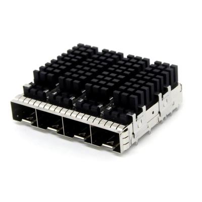 中国 2170785-3 R/A CONN ZQSFP+のおり1X4 W/HSINK 販売のため
