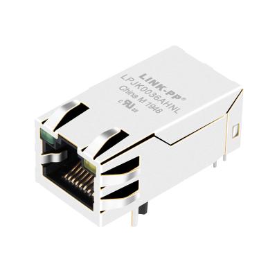8P8C 연결관을 가진 0826-1A1T-43-F 1000Base-T 자석 RJ45 잭 LPJK0036AHNL