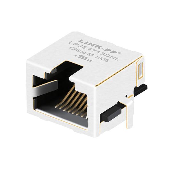 Modular Low-Profile RJ45 Jack SMT Mid Mount Shielded Tab Up 8.5mm ISO9001