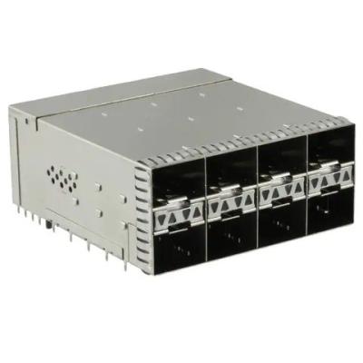 中国 2007399-2 2007394-1繊維光学のトランシーバーCONN SFP+ RCP W/CAGE 2X4 160PのRA 販売のため
