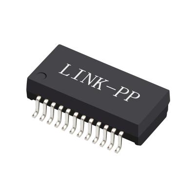 China FM-1006SLF 100/1000 basis-TX VoIP 24 Pin Single Port LAN Magnetic Transformer LP82440NL Te koop