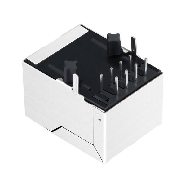 Quality J00005NL Right Angle RJ45 Connector LPJ0011DNL Shielded Without LEDs for sale