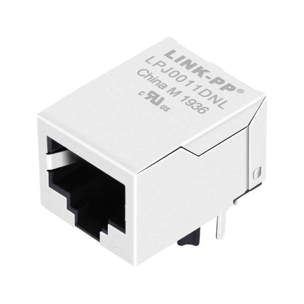 Quality J00005NL Right Angle RJ45 Connector LPJ0011DNL Shielded Without LEDs for sale
