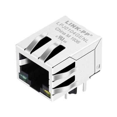 China MIC64013-5180T-LF3 | POE RJ45 Connector ,10/100Mbps LPJ0104GENL for sale