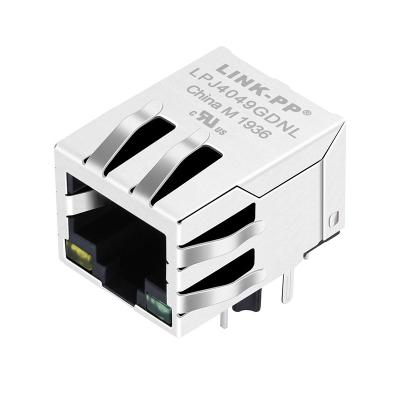China MIC66011-5171T-LF3 POE With Diodes LPJ4049GDNL 10 / 100Base-TX MagJAck Rj45 for sale