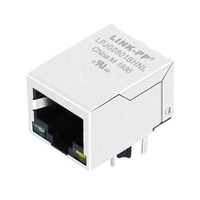 China XRJG-01K-4-H11-320 Rj45 磁気ジャックのマッチ ATMEGA88P-20AUR ギガビットのイーサネット for sale