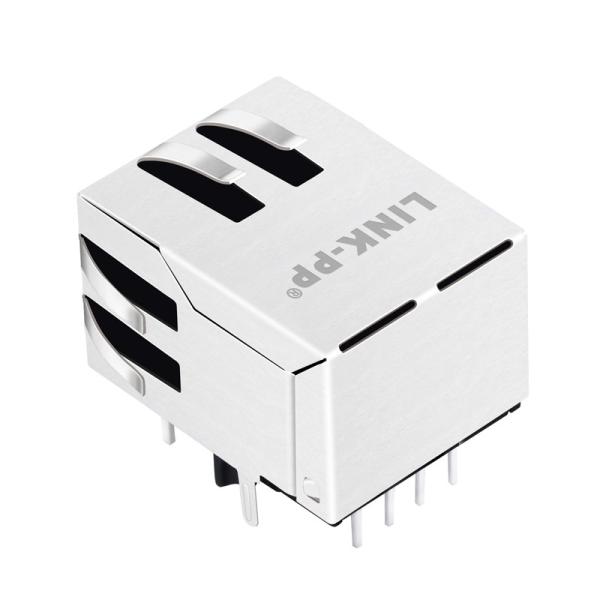 LPJ0112GDNL UTP-5 Cable RJ45 Connector , POE Rj45 13F-6XGYDNW2NL IEEE802.3af