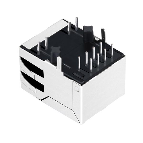 LPJ0112GDNL UTP-5 Cable RJ45 Connector , POE Rj45 13F-6XGYDNW2NL IEEE802.3af