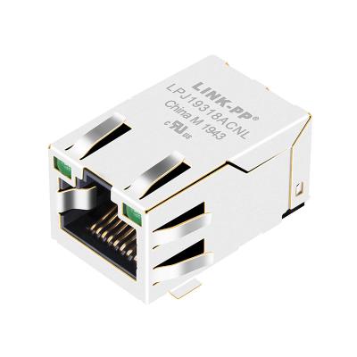 중국 J3018G21KT 10/100 Base-T 이더네트 Magjack SMT RJ45 연결관 LPJ19318ACNL 판매용