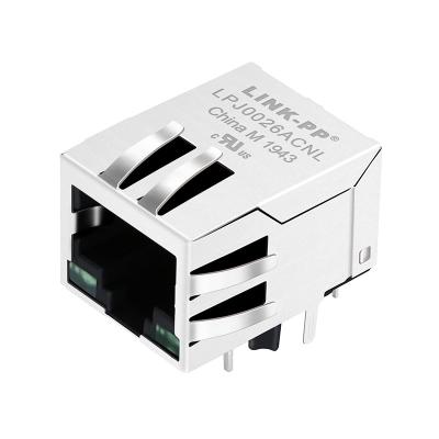 China コネクター Rj45 J0026D21ENL の脈拍同等の 10/100Base-T 8P8C PCB ジャック for sale