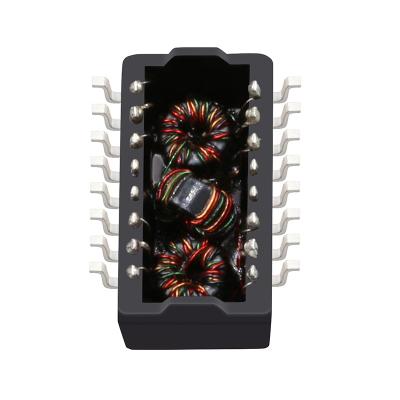 China VP8019 HF PoE Transformer VP8019M HF 10/100 Base-TX Voice Over IP Magnetics for sale