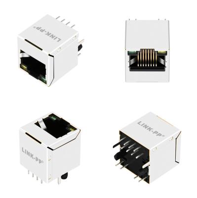 Chine 10G port Rj45 vertical Jack magnétique V8BR-1AX1-JK de la base-T 1X1 à vendre