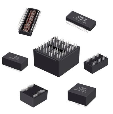 China HX1224CNL Compatible LINK-PP 4KV Ethernet Transformer Single Port 24 PIN 100 Base-T for sale