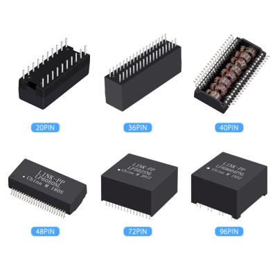 중국 HXU6200NL 호환 LINK-PP 40PIN Lan 변압기 1000 Base-T 높은 절연 4KV 단일 포트 판매용