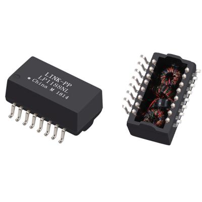 중국 TG110-AEX50N5LF 10/100 Base-T 이더넷 자기 변압기 단일 포트 SMT 16PIN 판매용