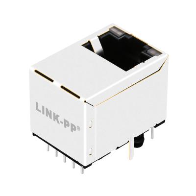 Китай Основание-T G55-122N-155 10G до держатель Magjack POE RJ45 отверстия вертикальный 1 порт продается