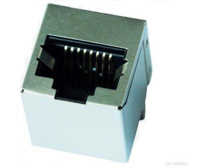 중국 LPJD0012DNL의 맞은편에 51F-1203ND2 180 ° RJ45 10/100 BASE-T 잭 W ITH 자석 단위 판매용