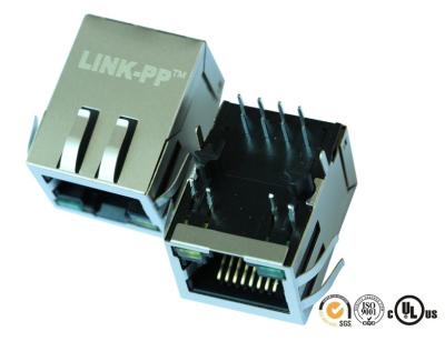 Китай Магнитное RJ45 Jack 101110F9017M440ZA 10/100Base-T LPJ0025AGNL для сети IP продается