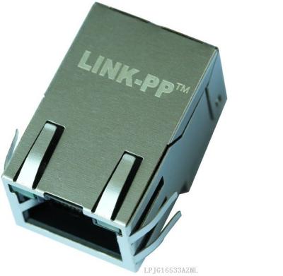 Chine 1-6605833-1 RJ45 avec l'Ethernet industriel intégré du Magnetics LPJ16205A42NL à vendre