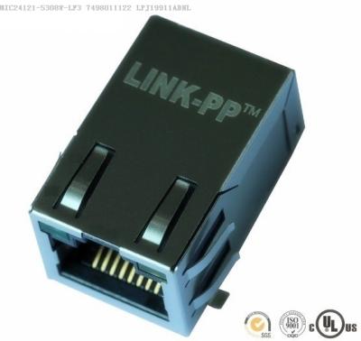 China MIC24121-5308W-LF3 magnetische RJ45-Hefboom 7498011122 FreeForm pci-104 LPJ19911ADNL Te koop