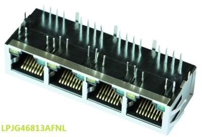 China XFG1-IB1OOJM-CLxu4MS 4 Hafen-Gigabit RJ45 LPJG46813AFNL mit LED zu verkaufen
