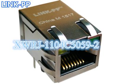 China Xwrj-1104c5059-2 magnetische RJ45 Jack 10/100Base-t LPJ16117AENL Volgzame RoHS Te koop