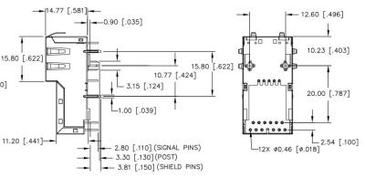 中国 J1V-U7000NL 10G BASE-Tの上の記入項目の縦導かれるを用いるRJ45コネクター4PAIR POE 60W 販売のため