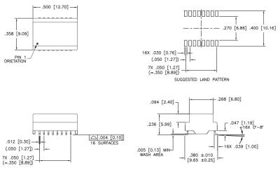 중국 ST4202FNL 10 베이스-티 단일 포트 16PIN SMD 이더넷 트랜스 판매용