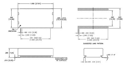 중국 HX6101FNLT 48PIN 1000 베이스-티 QUAD 공항 SMT LAN 자기성 변압기 포 판매용