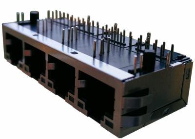 China Netz-Art Schalter LPJ41014AWNL RTC-1CFGAD1A RJ45 1x4 Hafen Anschl. MAGJACK zu verkaufen