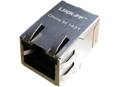 China RJMG163217101NR Rjmag 10/100, solo puerto llevó Rj45 el zócalo de color verde amarillo LPJ2011KHNL en venta