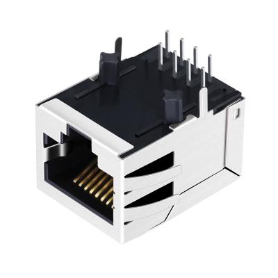 China ARJM11A1-009-NN-ER3 NÃO conduziu o módulo 8PIN do Magnetics de 100 BASE-T Tab Down Single Port RJ45 à venda