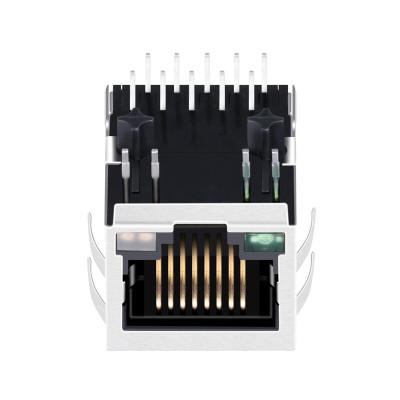 China A única Tab Down 2.5G base-T portuária RJ45 MagJack G/O&Y de ARJM11B1-805-KB-CW2 conduziu à venda